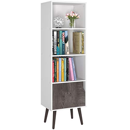 Homfa Free Standing Display Bookshelf - Mid Decco