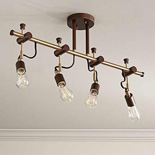 Pro Track Henning 4-Light Oil-Rubbed Bronze Track Fixture - Mid Decco