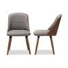 Arsanio Molded Wood Upholstered Dining Chairs (Set of 2) - Mid Decco