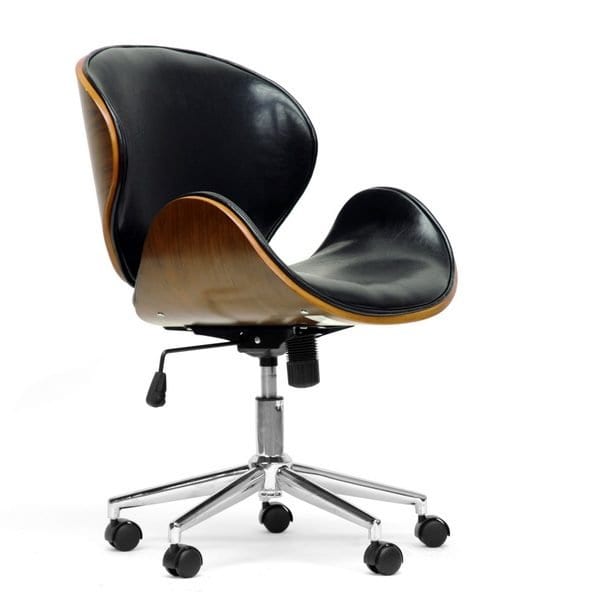 Hamilton Modern Office Chair - Bent Plywood Design - Mid Decco