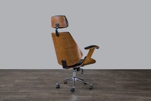 Hamilton Modern Office Chair - Bent Plywood Design - Mid Decco
