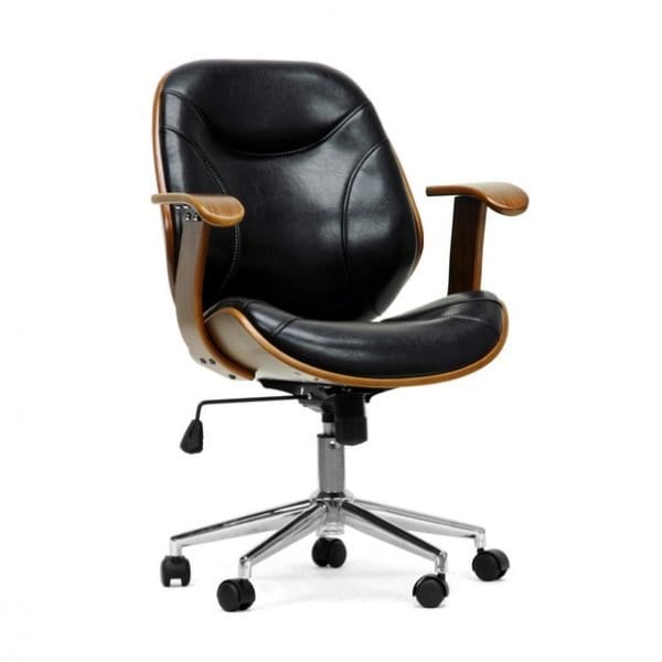 Hamilton Modern Office Chair - Bent Plywood Design - Mid Decco