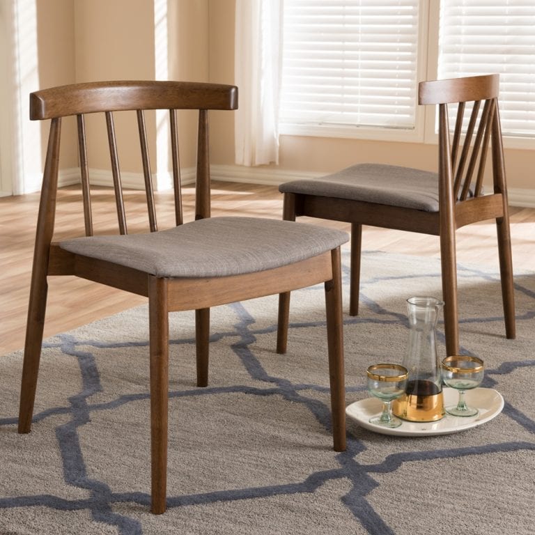 Wyatt Spindle Back Dining Chairs (Set of 2) - Mid Decco