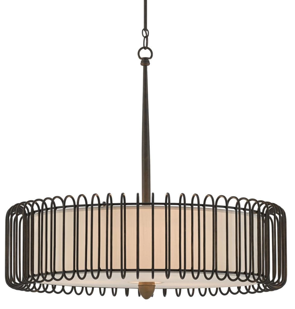 Wickwire Chandelier by Currey & Company - Mid Decco